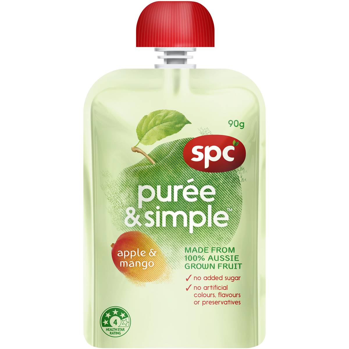 Calories in Spc Puree & Simple Apple & Mango calcount