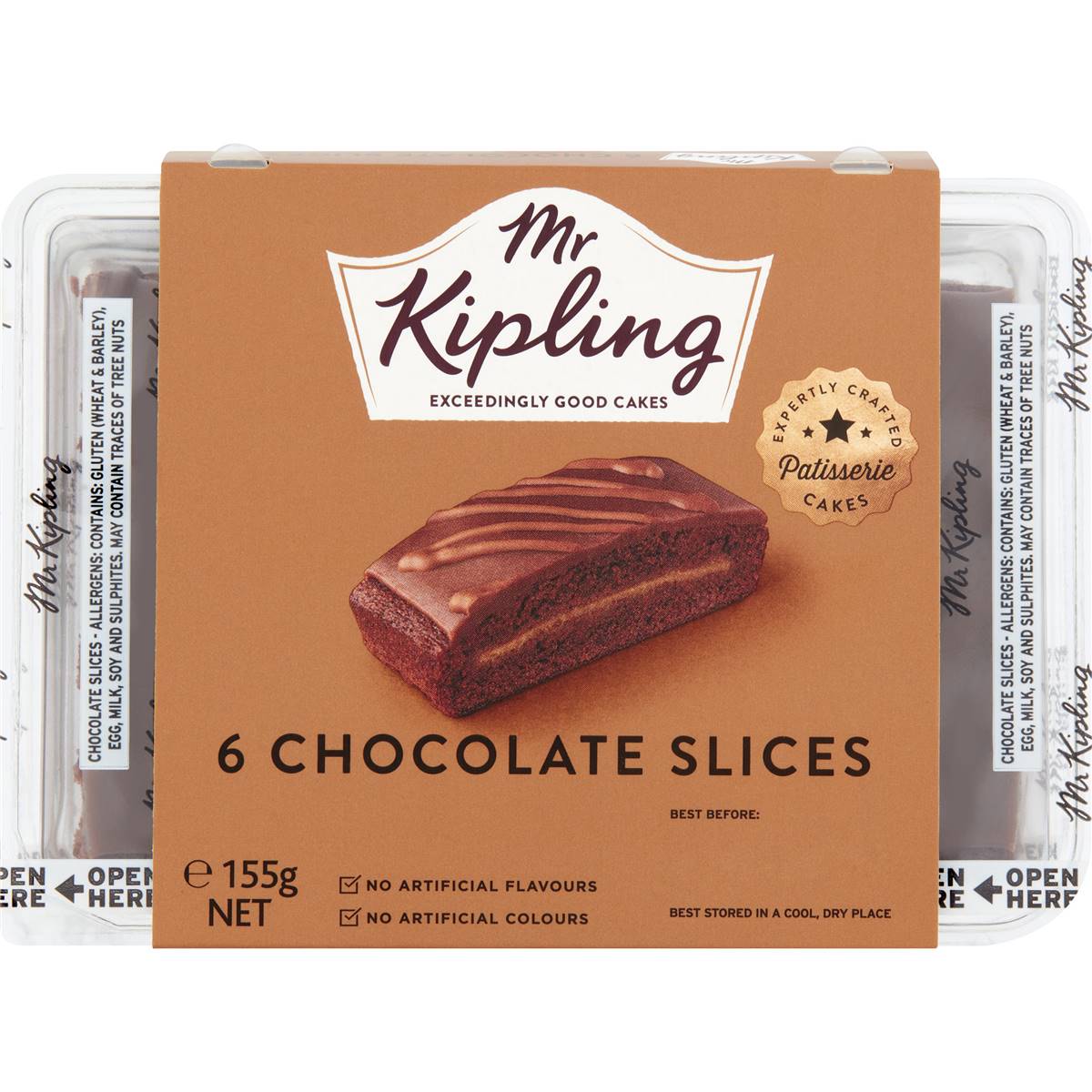 Calories in Mr Kipling Choc Slice calcount