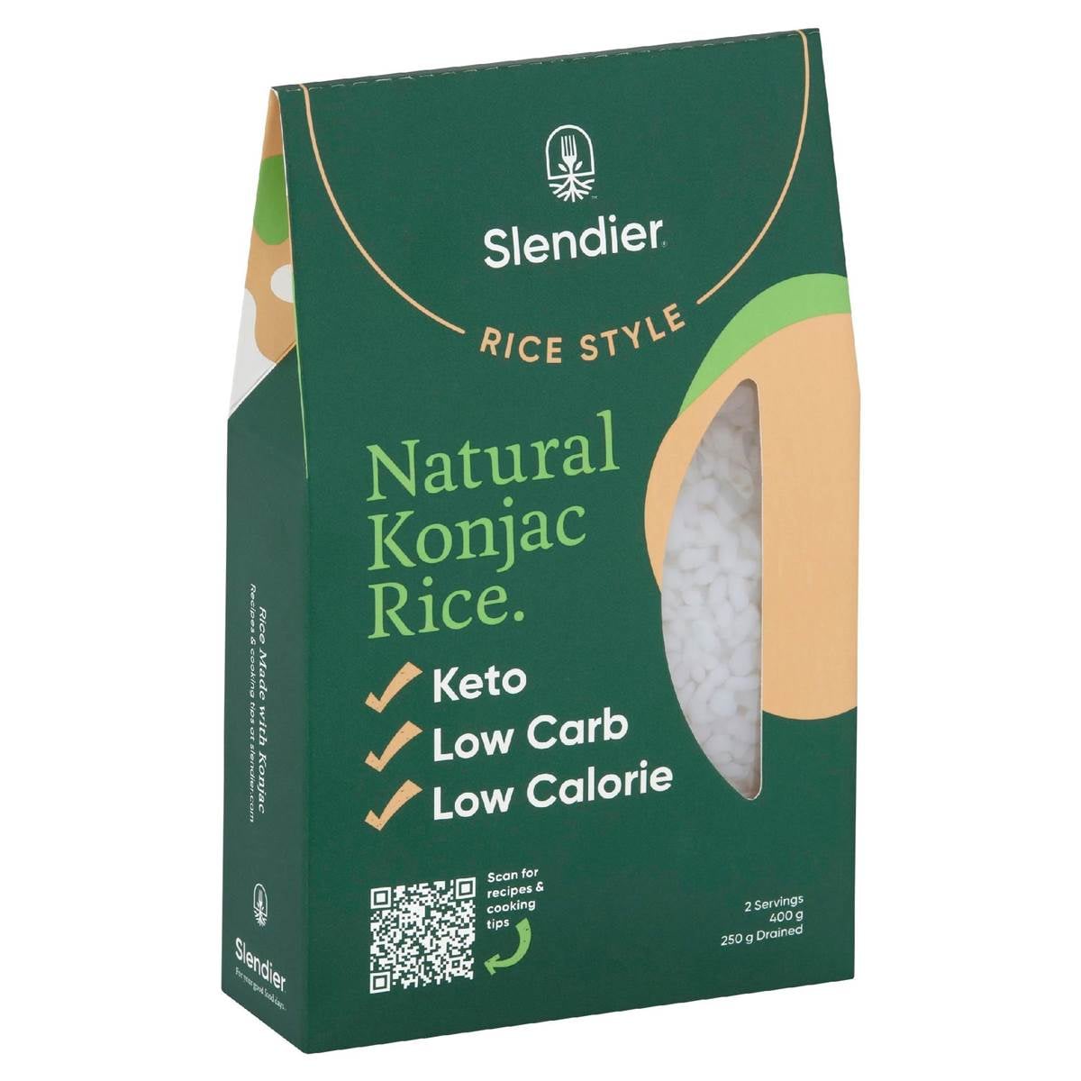 Calories in Slendier Slim Rice Style Style calcount