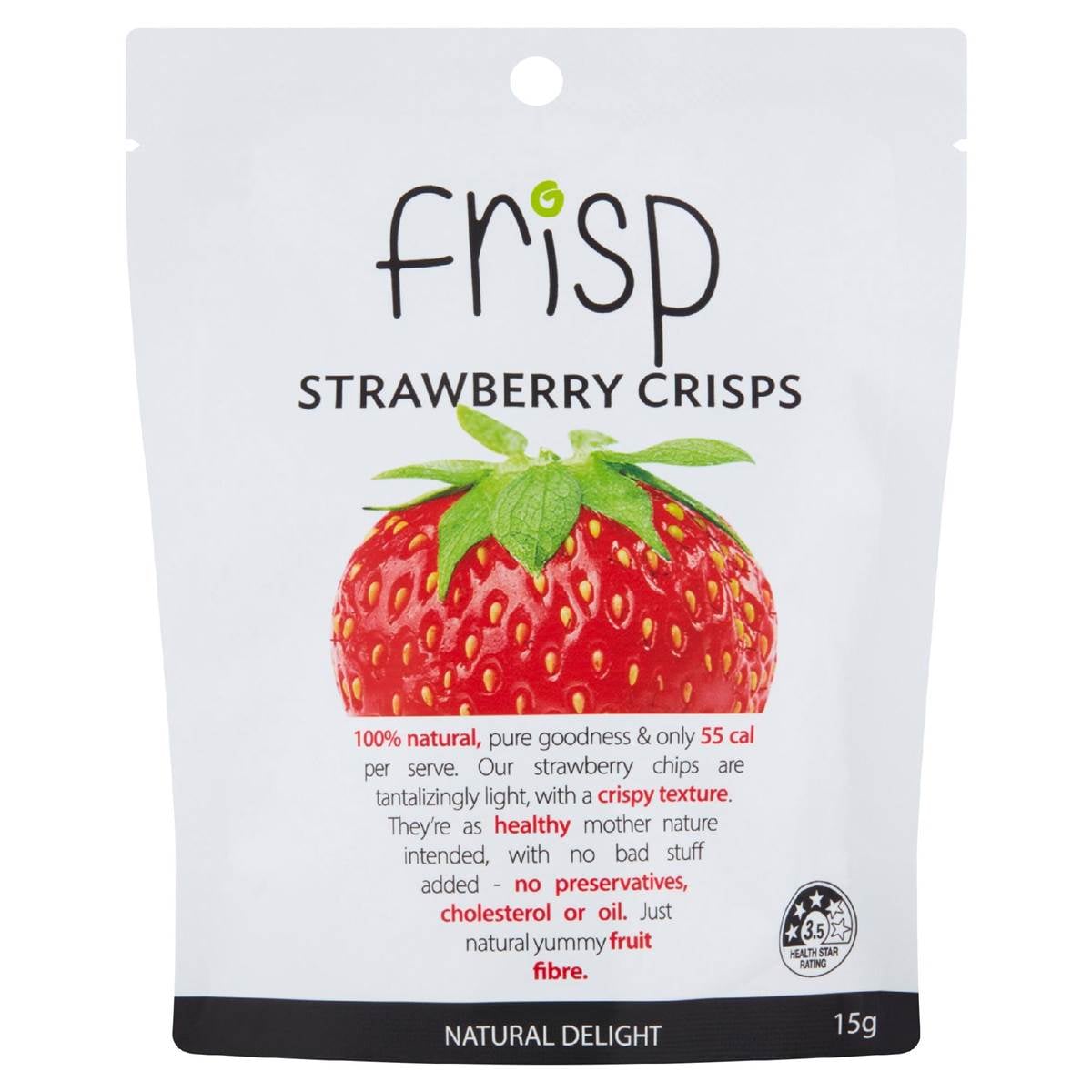 Calories in Frisp Strawberry Crisps calcount