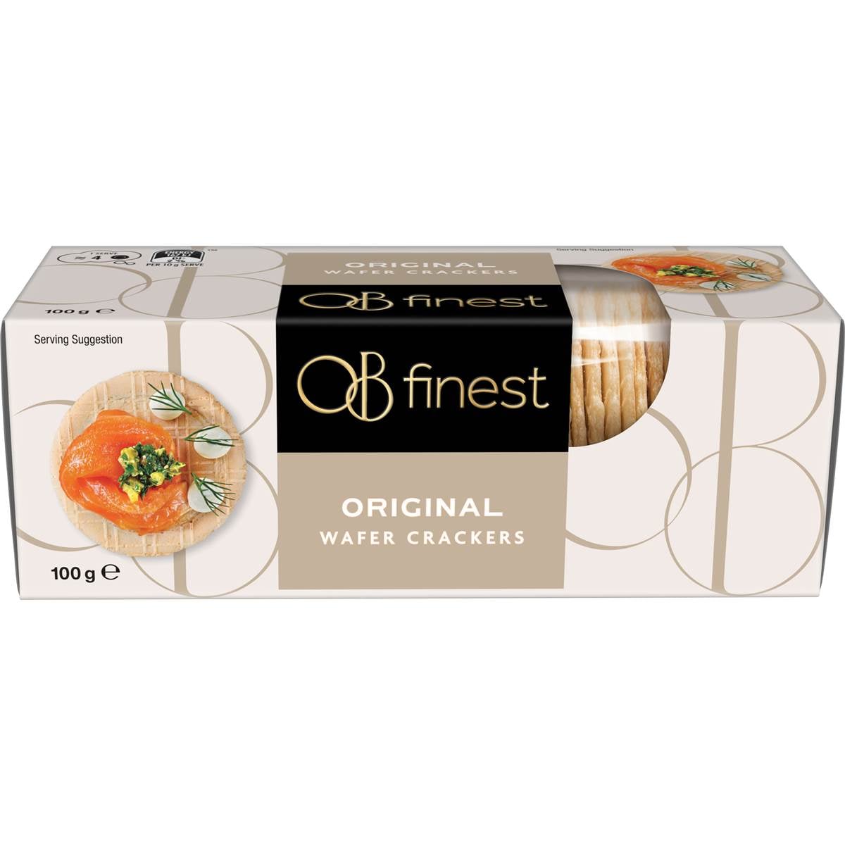 Calories in Ob Finest Original Wafer Crackers calcount