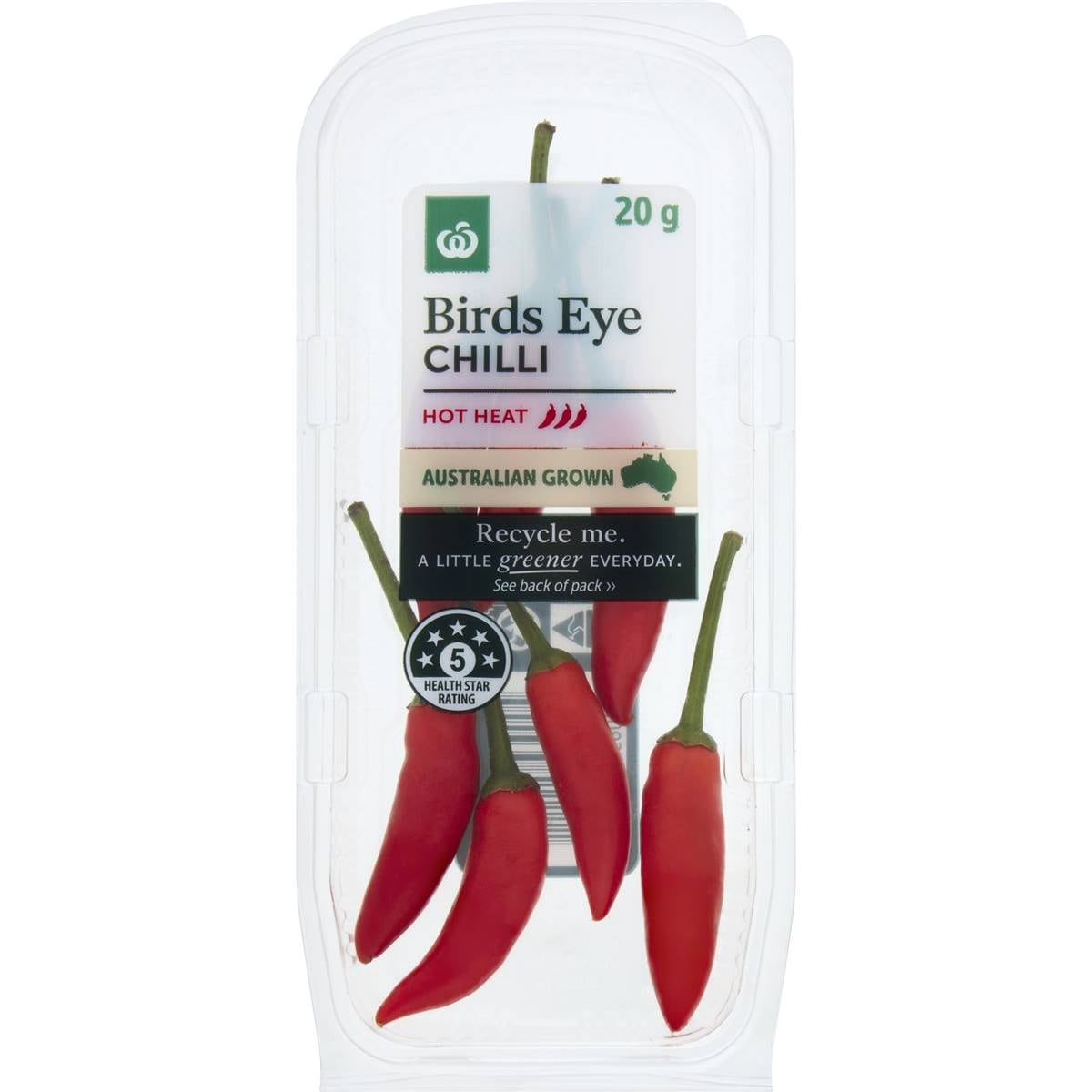 Calories in Woolworths Chilli Birdseye calcount