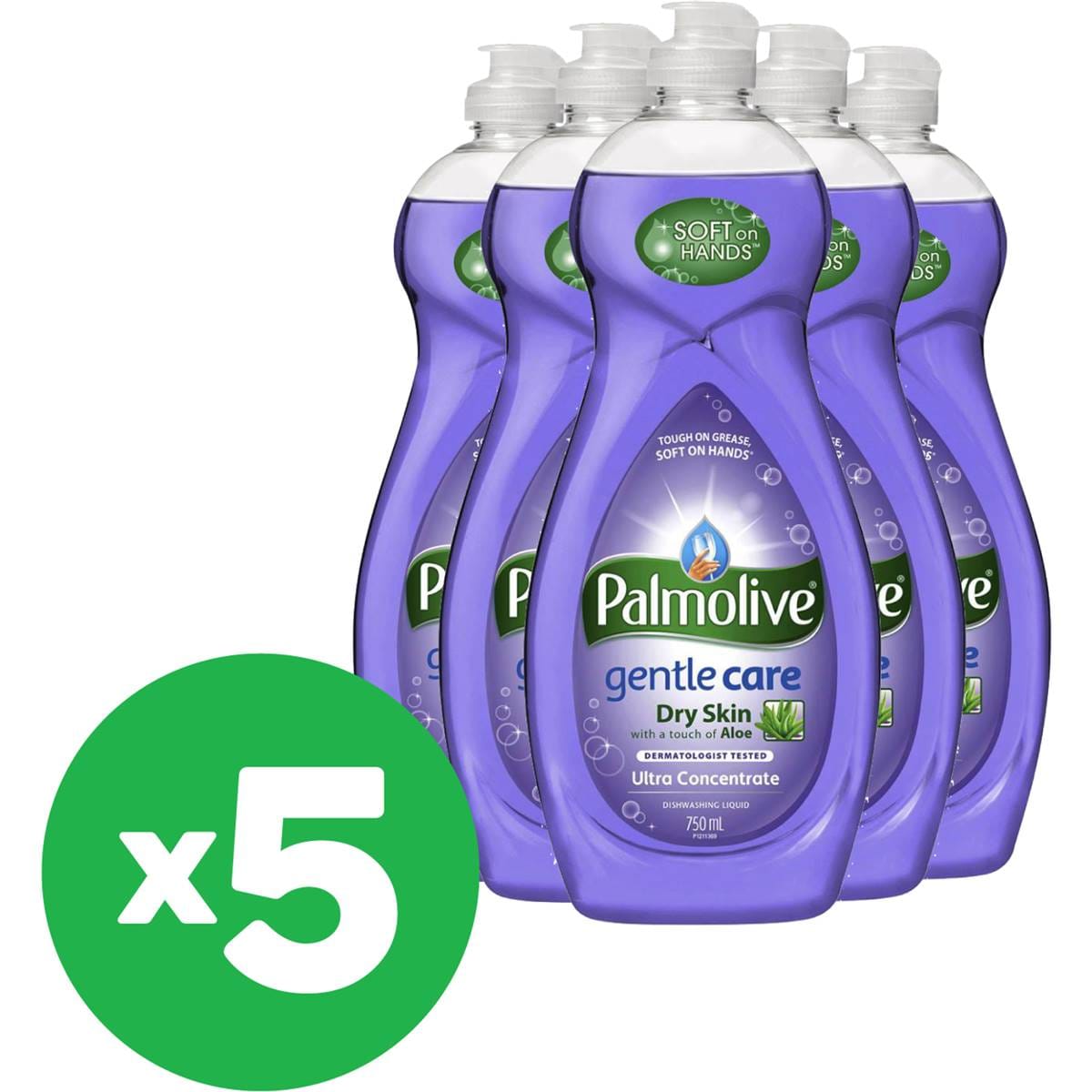 Palmolive Ultra Dishwashing Liquid Aloe 750ml X5 Bundle | Woolworths