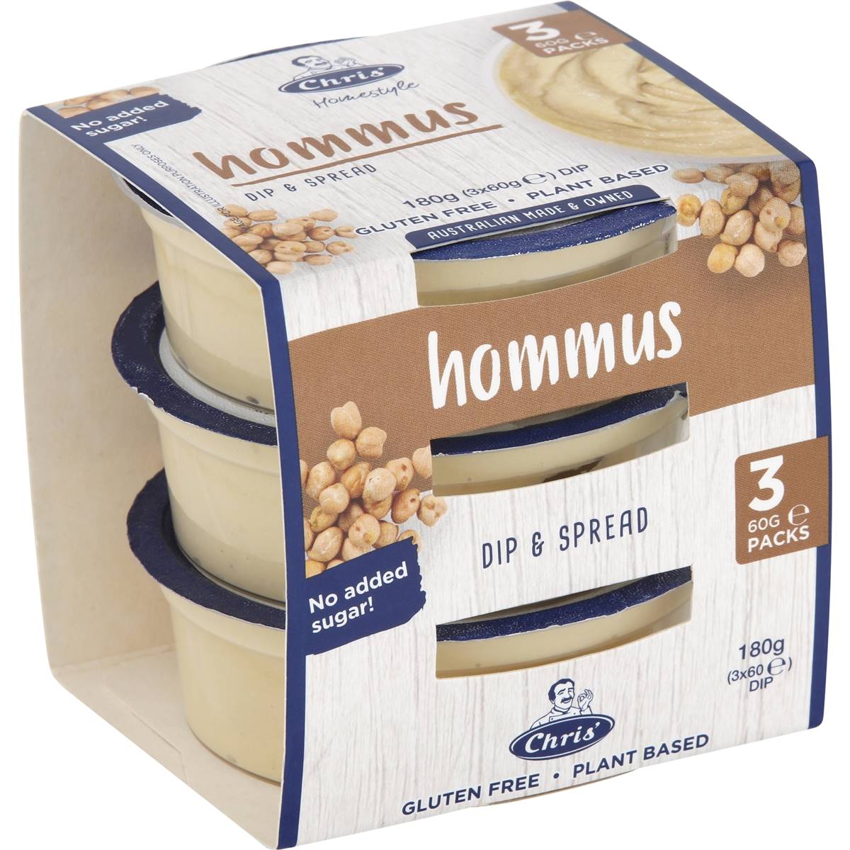 Calories in Coles Mini Hommus Dips 3 Pack Calorie Counter Australia