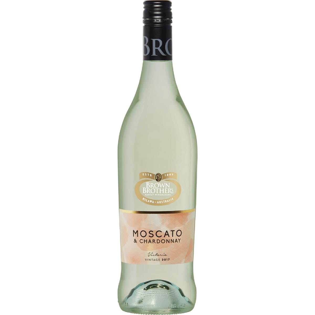 Calories in Brown Brothers Moscato Chardonnay 750ml calcount