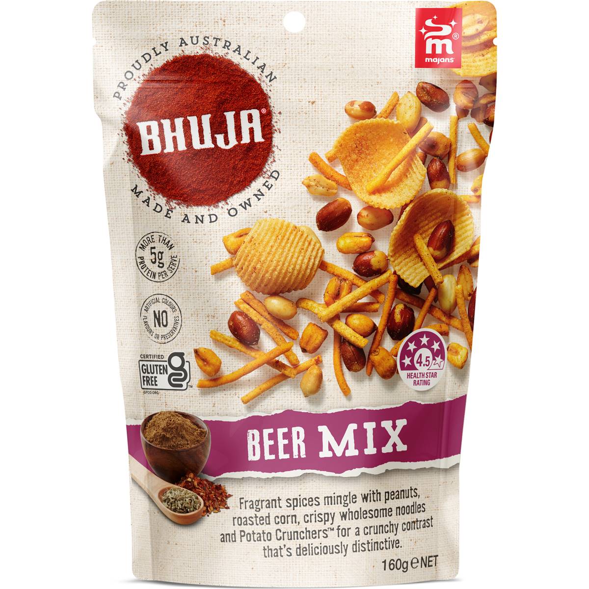 Calories in Bhuja Cracker Mix