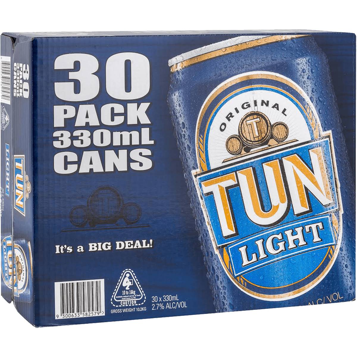 Tun Blue Light Lager Can