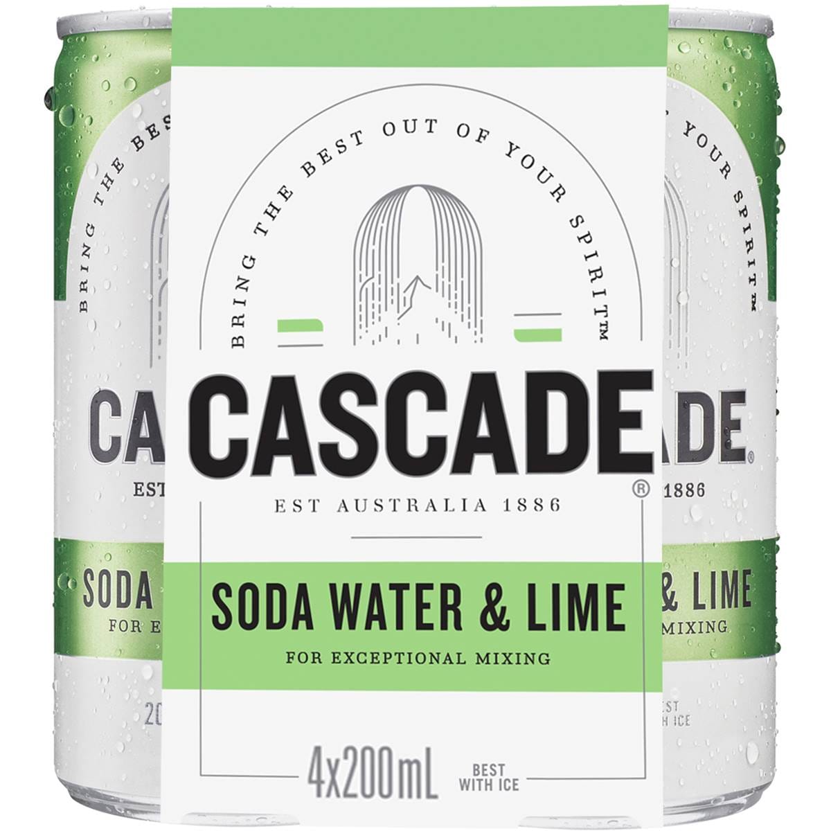 Calories in Cascade Lime & Soda Cans calcount